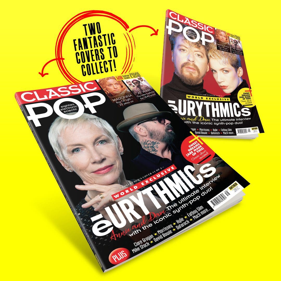 Classic Pop Magazine is out today with 2 different Eurythmics covers ...